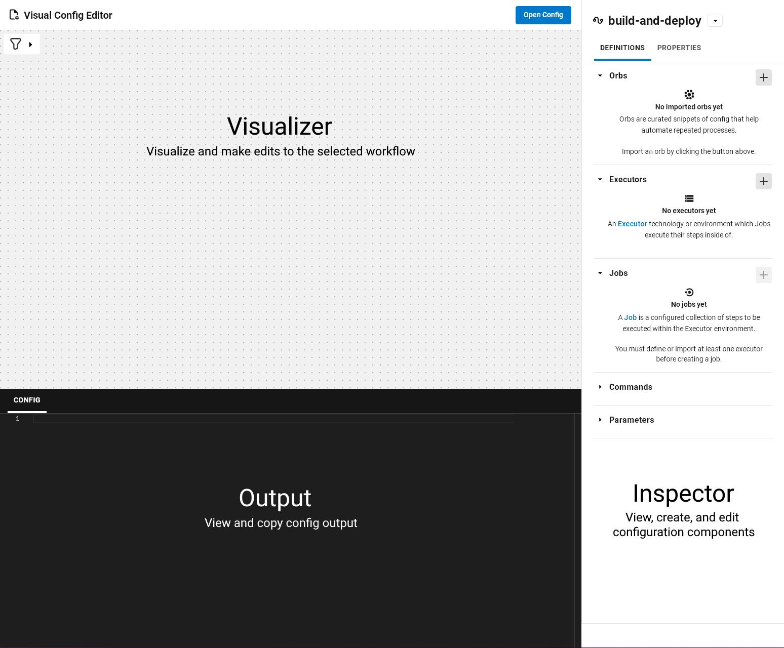 Introducing the CircleCI visual config editor | CircleCI