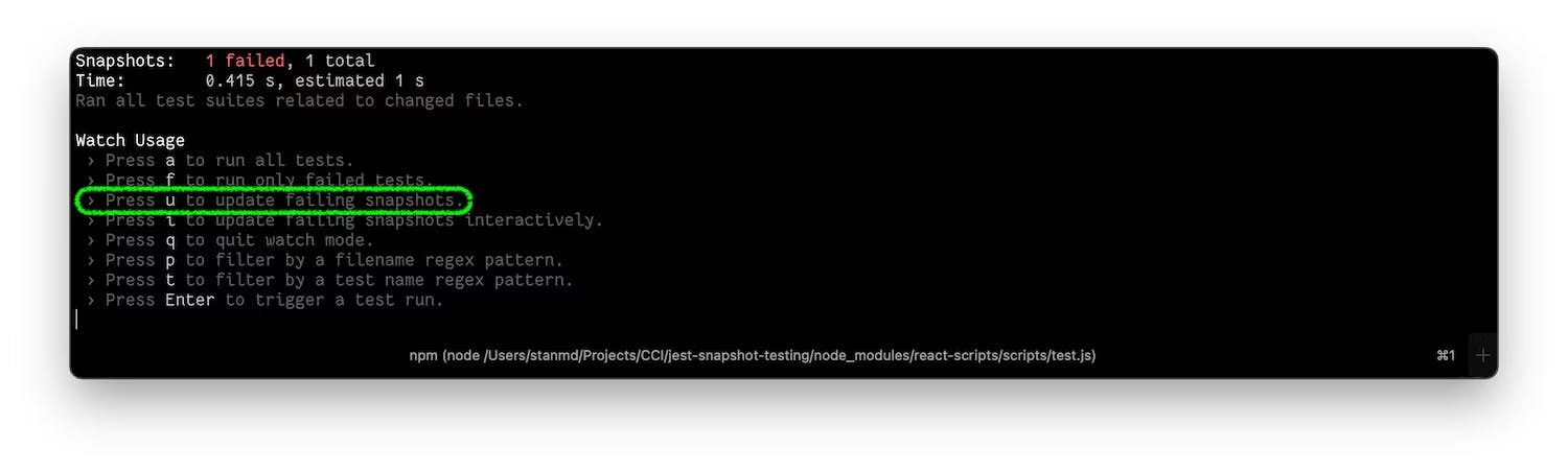 Snapshot testing React applications with Jest | CircleCI