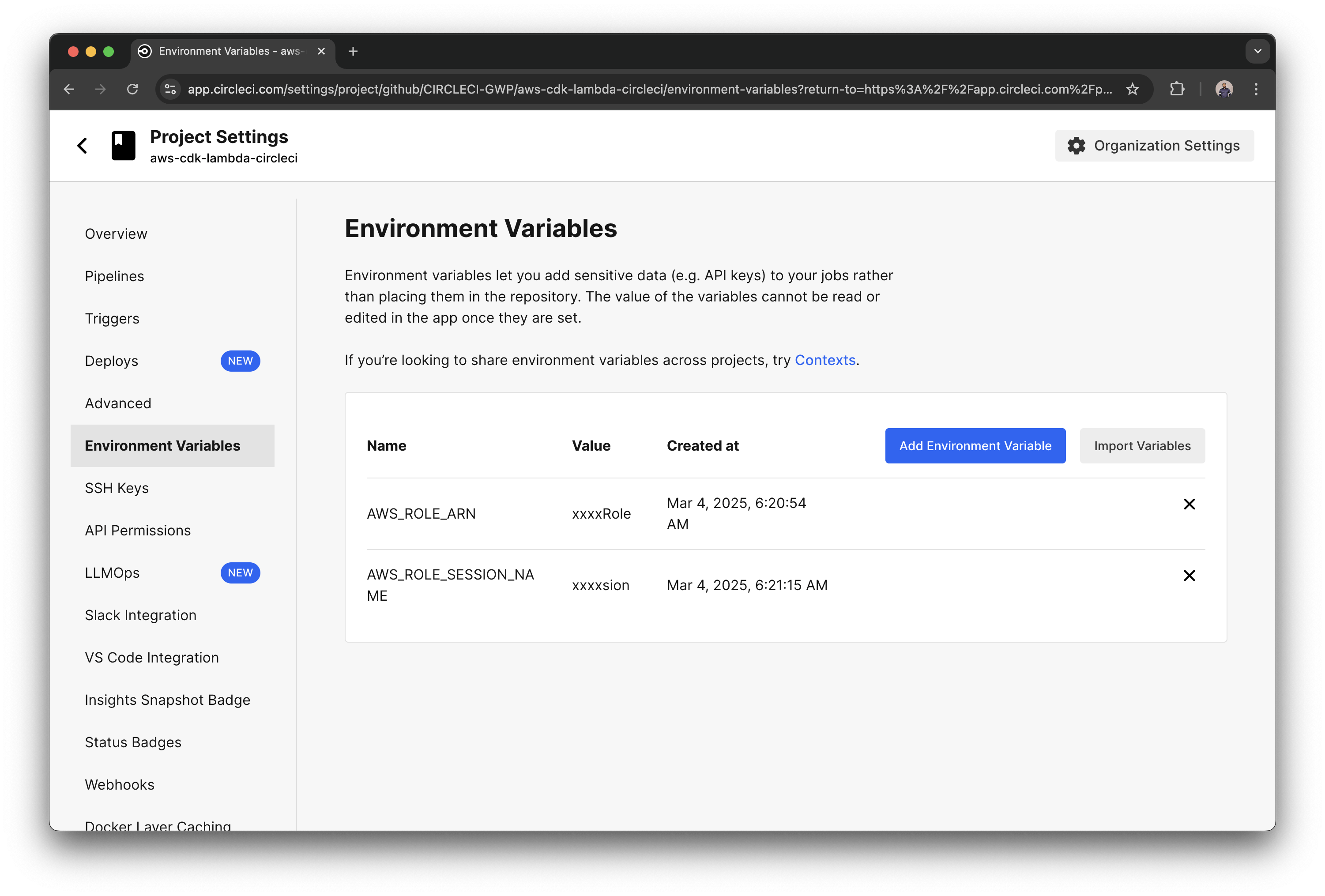 Automate AWS Lambda function deployments to AWS CDK | CircleCI