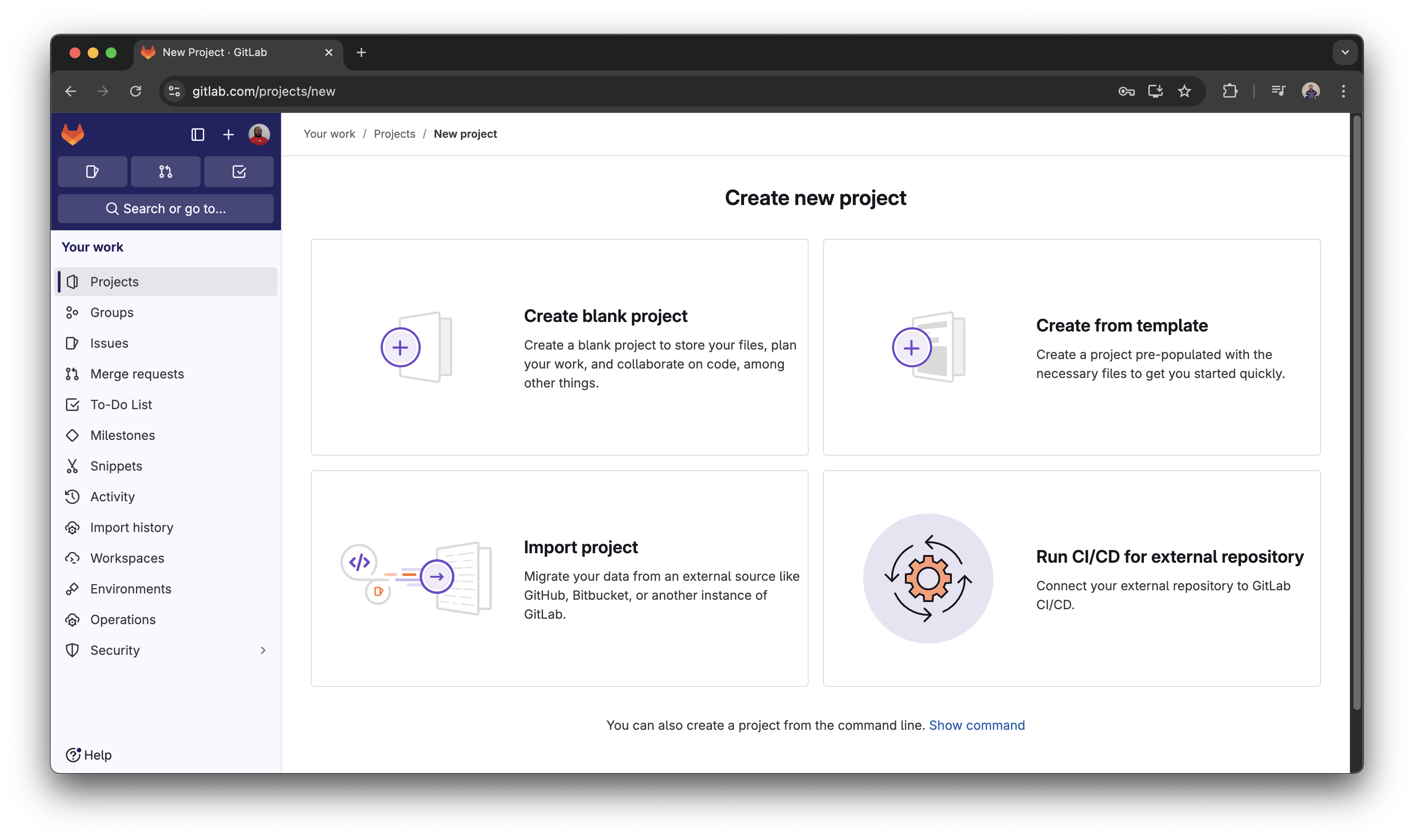 Pushing a project to GitLab | CircleCI