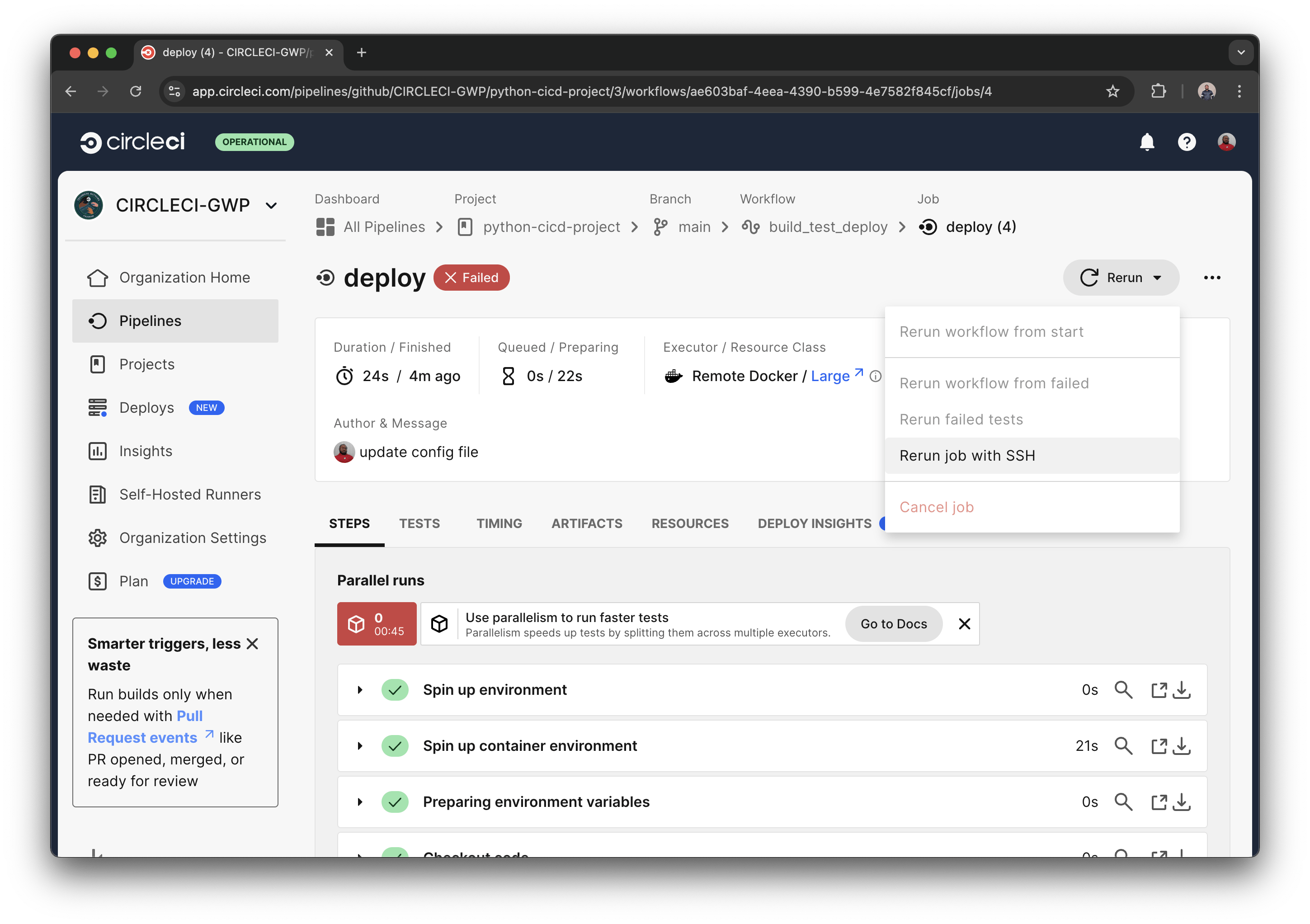 How to SSH into Docker containers | CircleCI