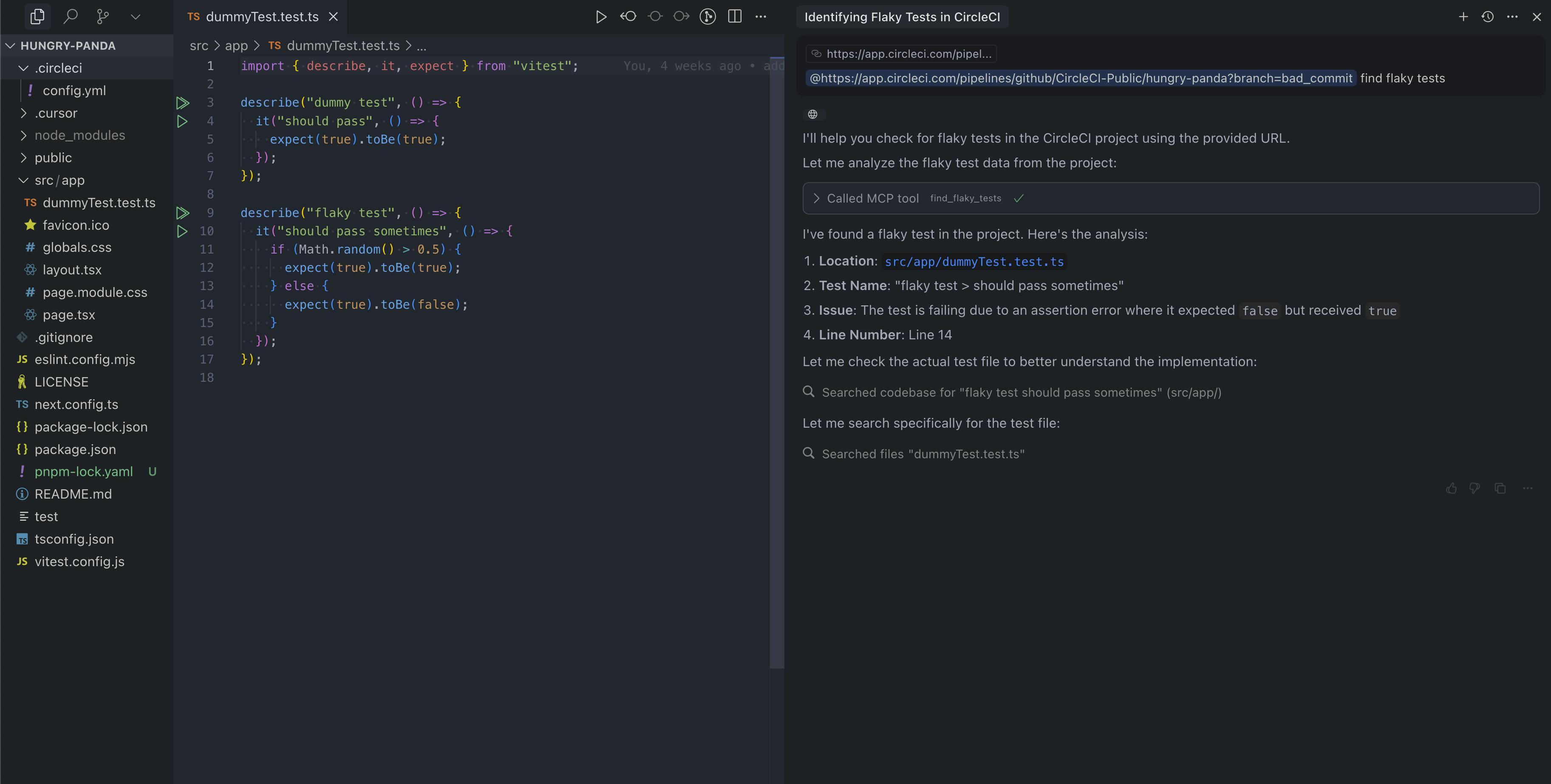 Fix flaky CI tests by chatting with your IDE - CircleCI