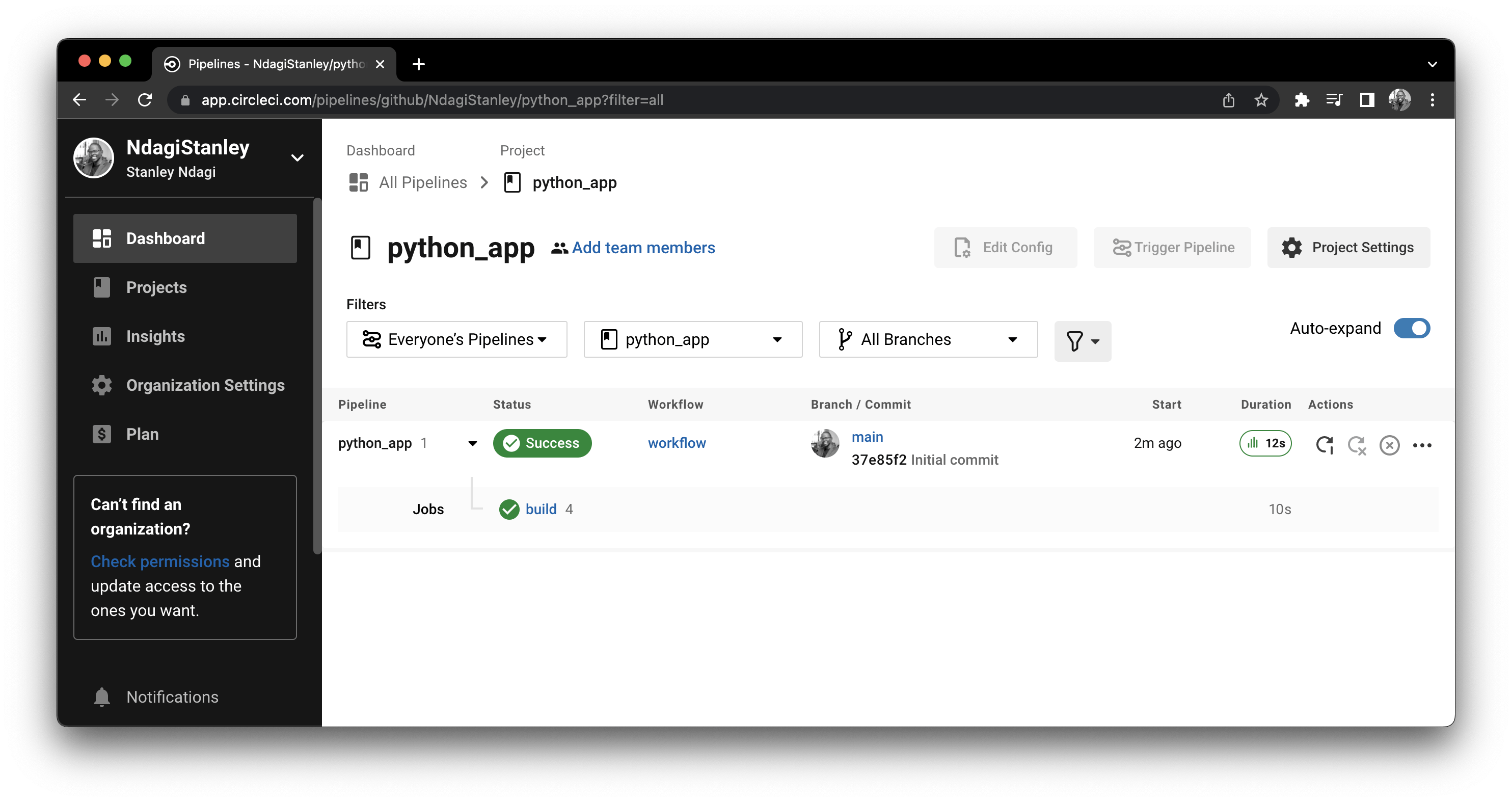 Setting up continuous integration with CircleCI and GitHub | CircleCI