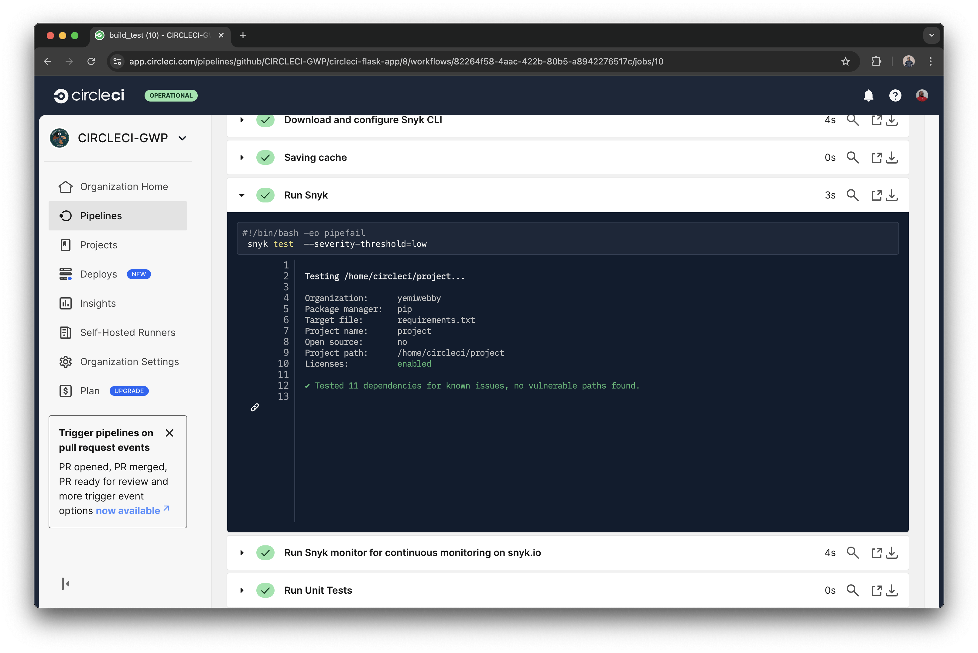 Adding application and image scans to your CI/CD pipeline | CircleCI