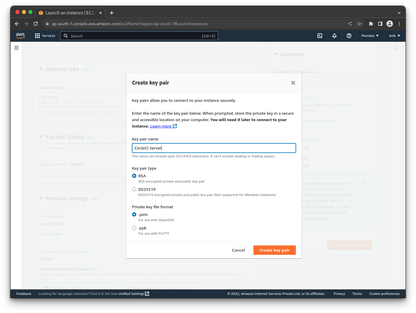 Deploy a Node app on AWS EC2 Linux | CircleCI