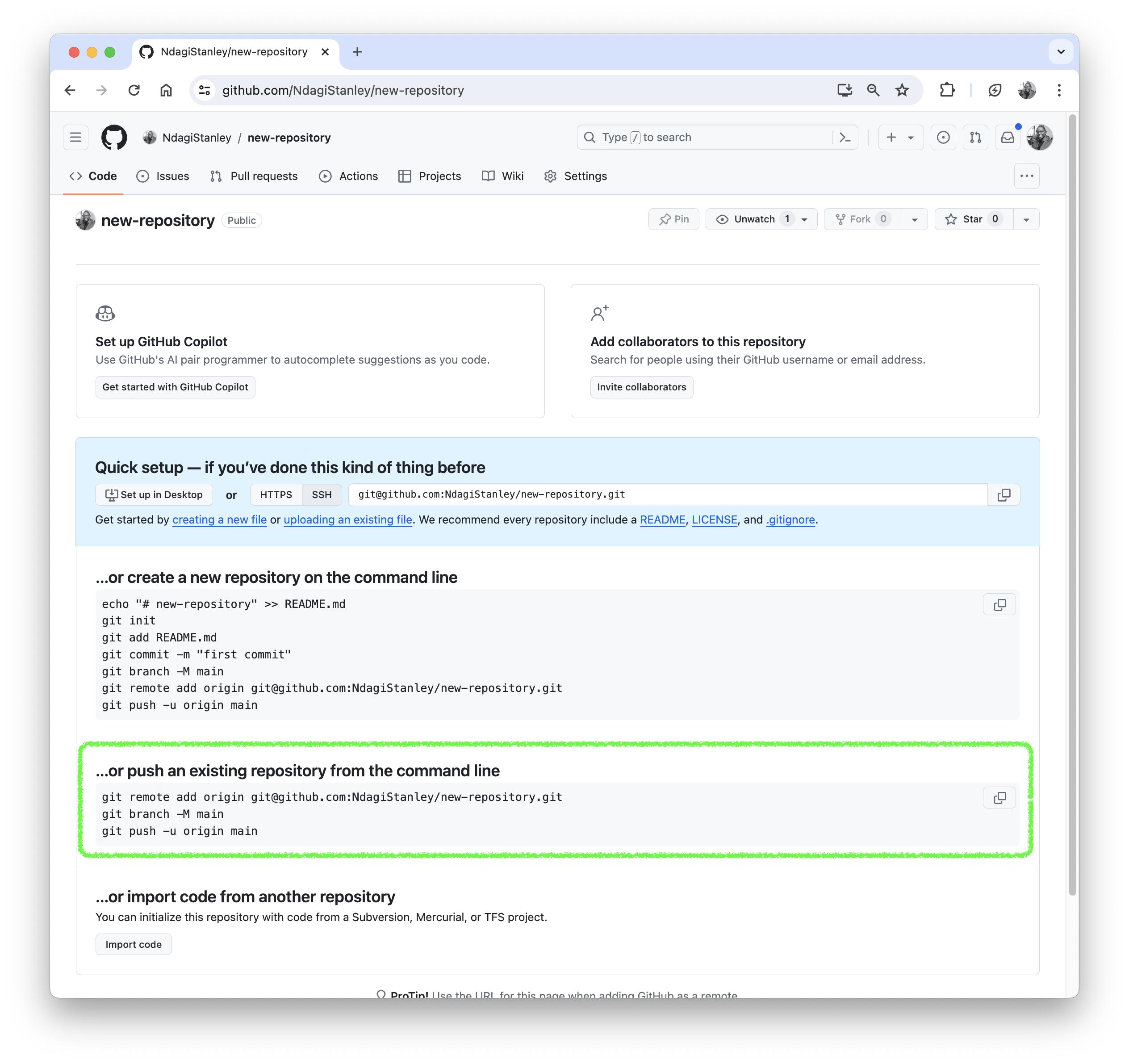 Pushing a project to GitHub | CircleCI