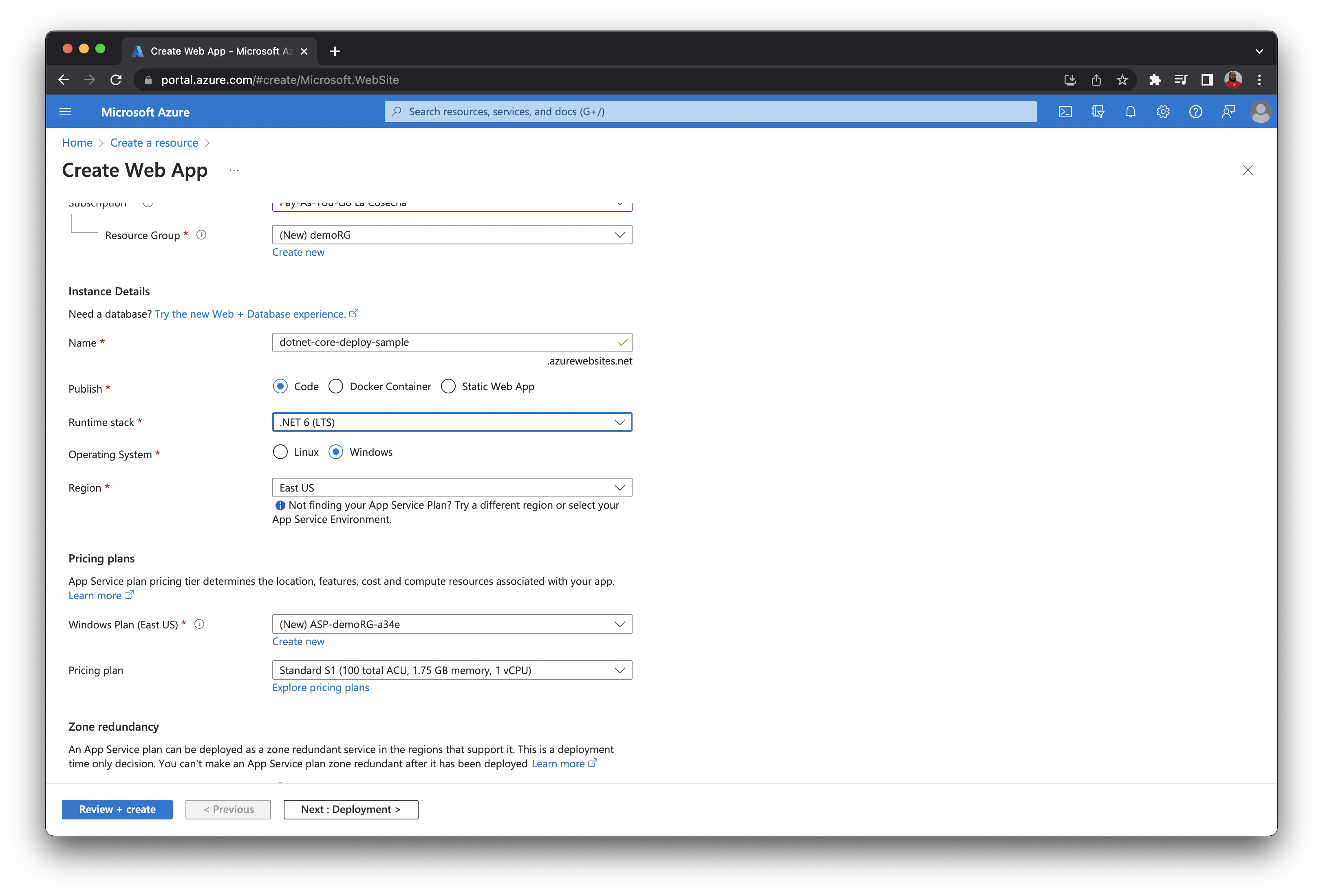 Build and deploy an ASP.NET Core application to Azure | CircleCI
