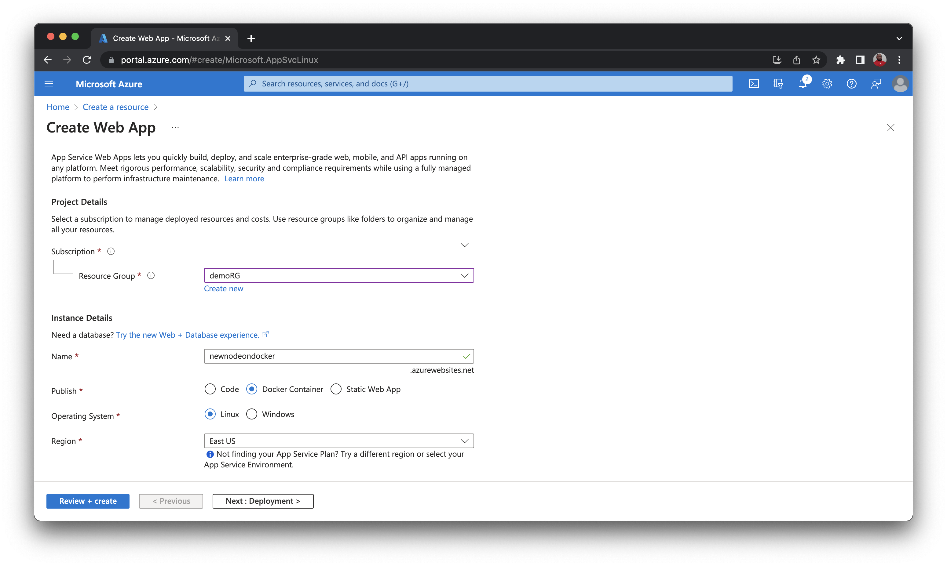 Deploy a containerized Node app to Azure | CircleCI