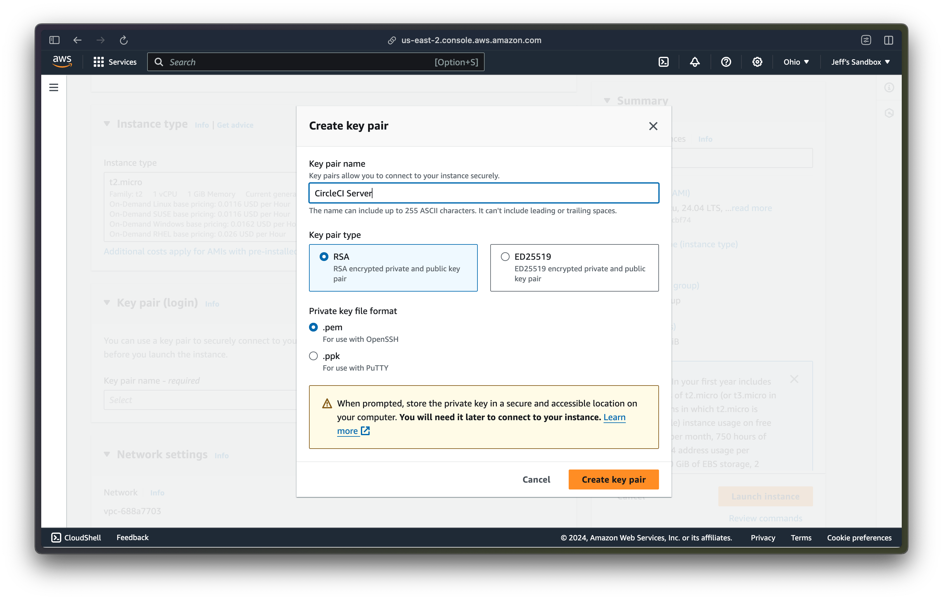Deploy a Node app on AWS EC2 Linux | CircleCI