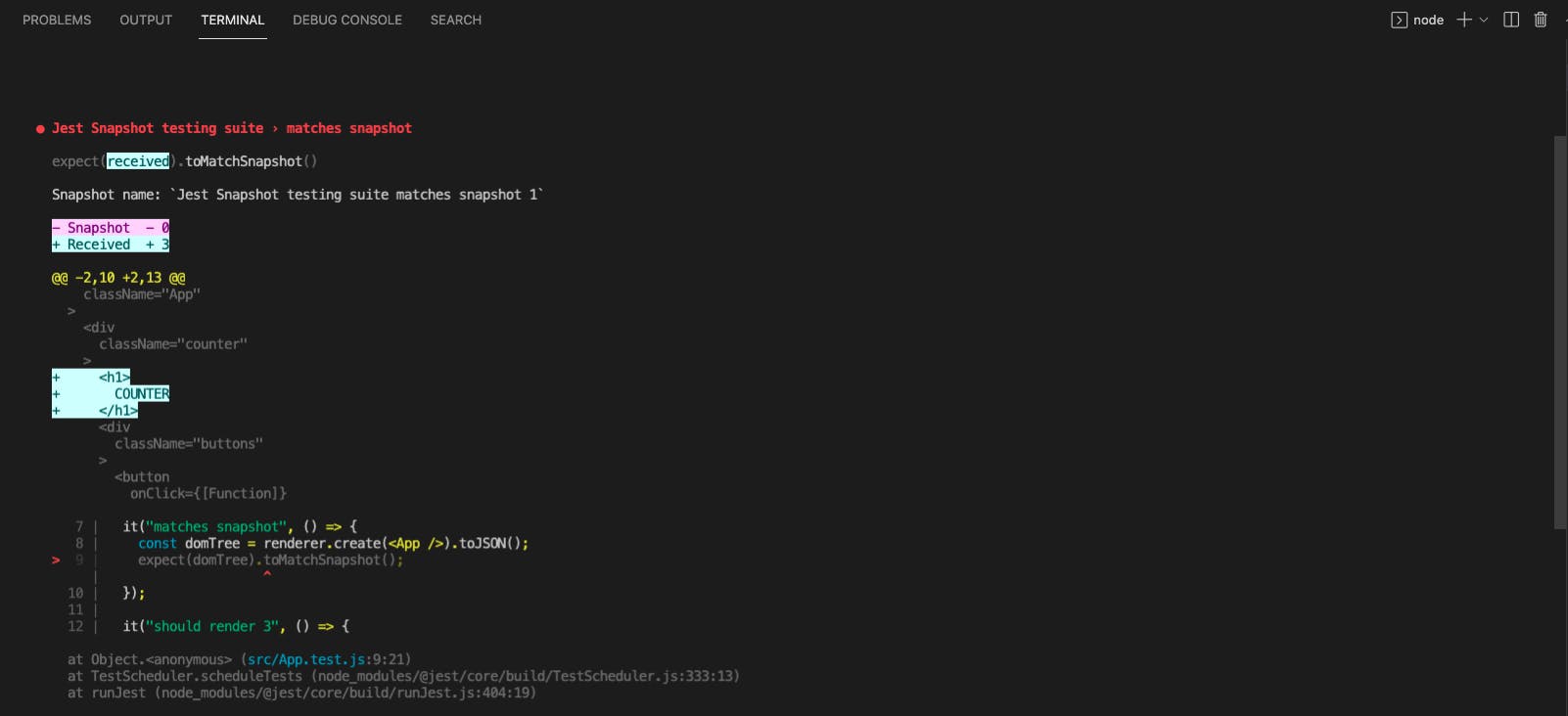 Snapshot testing React applications with Jest | CircleCI