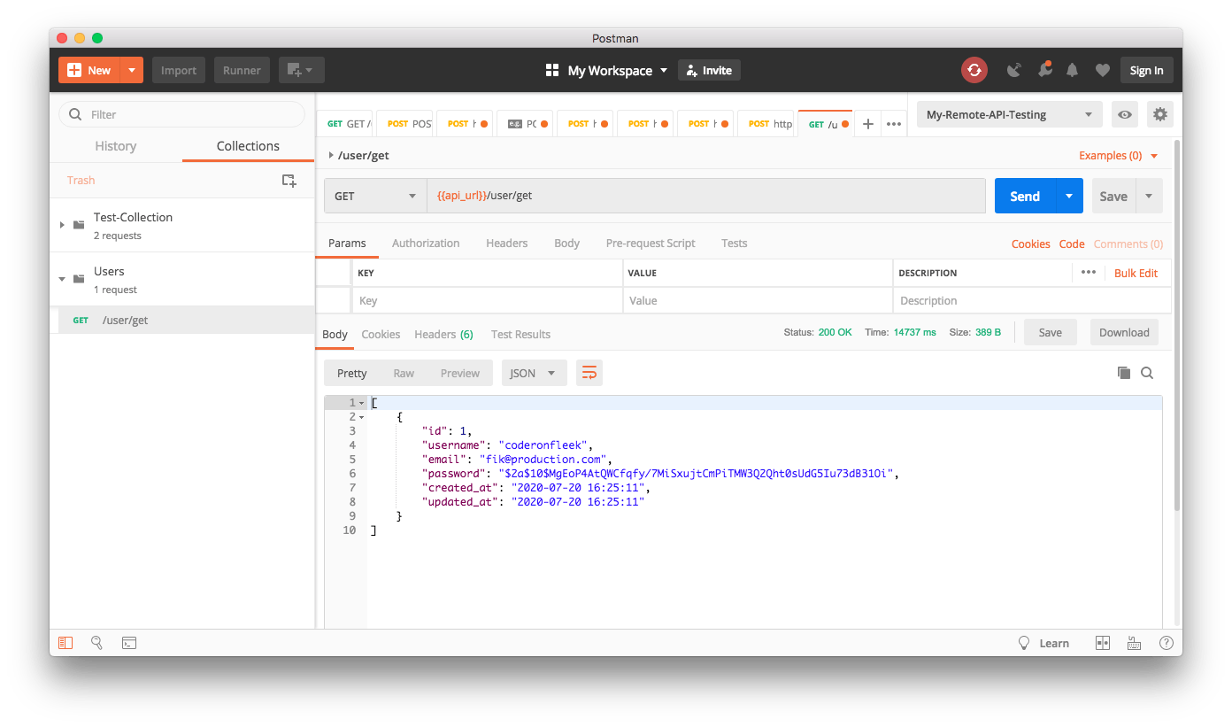 Postman を使用して API テストを行うには | CircleCI