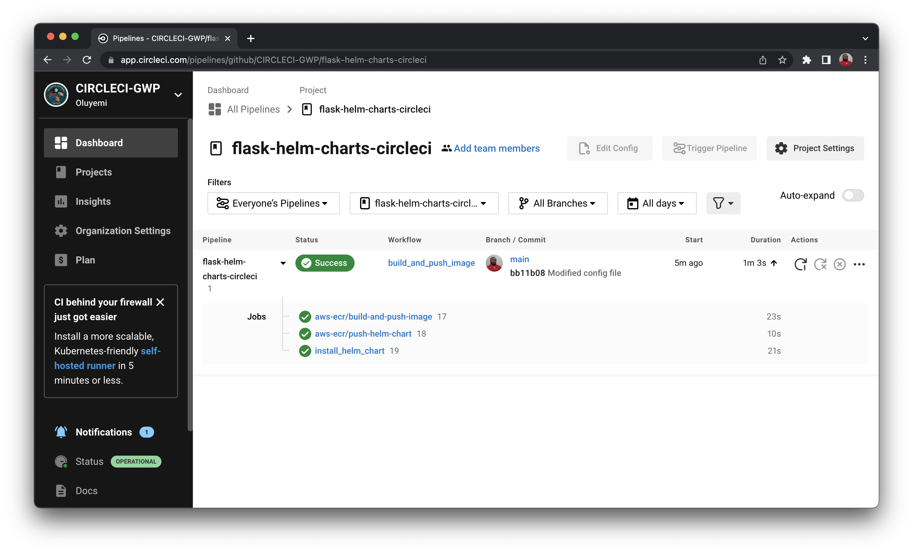 Deploy to Amazon EKS using CircleCI and Helm