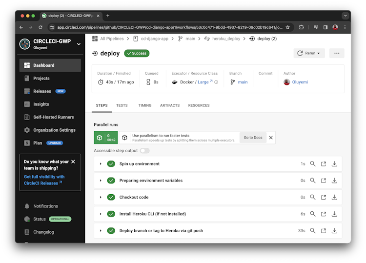 Create A Continuous Deployment Pipeline For Django Applications Circleci