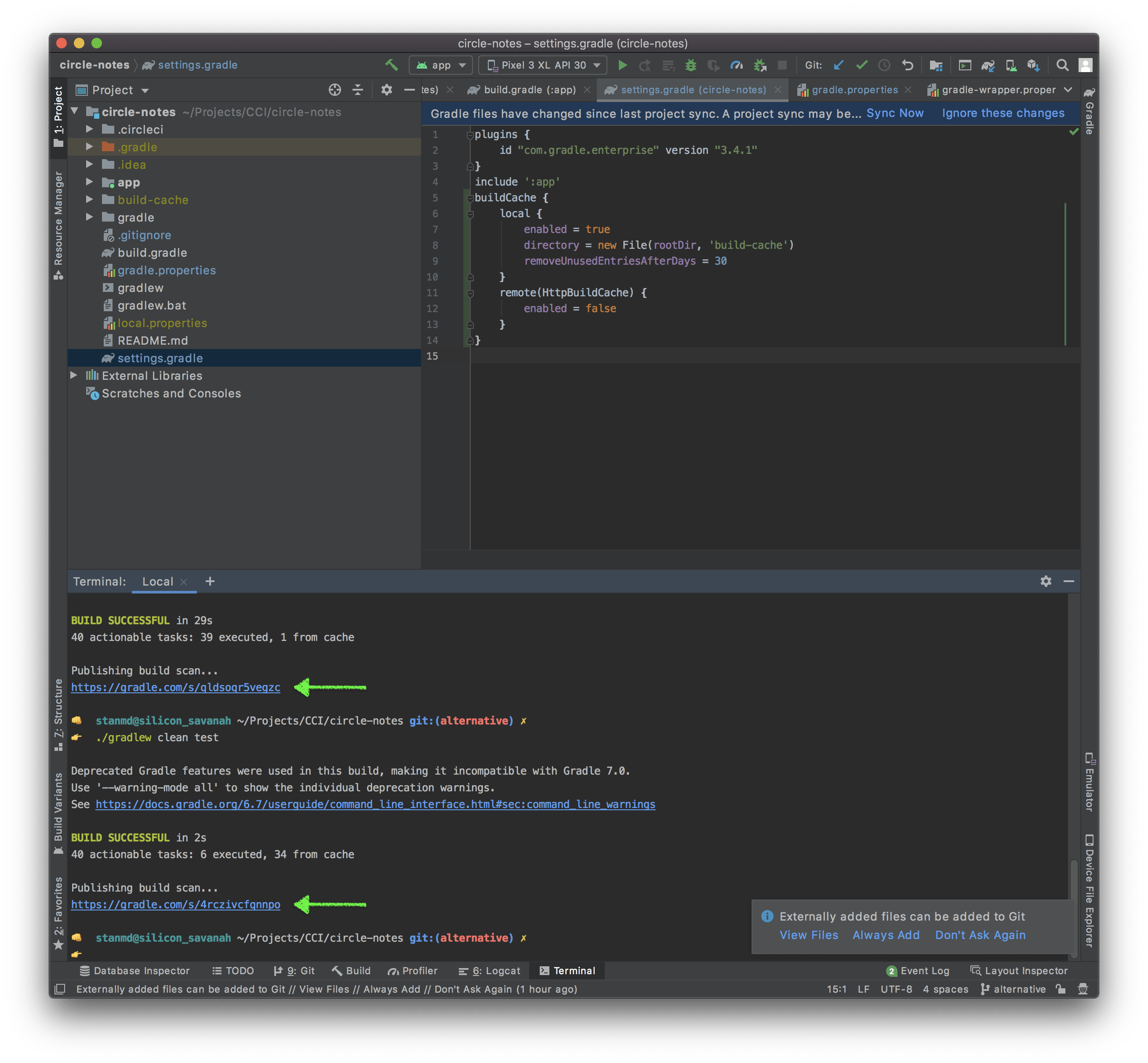 Turbocharging your Android Gradle builds using the build cache | CircleCI